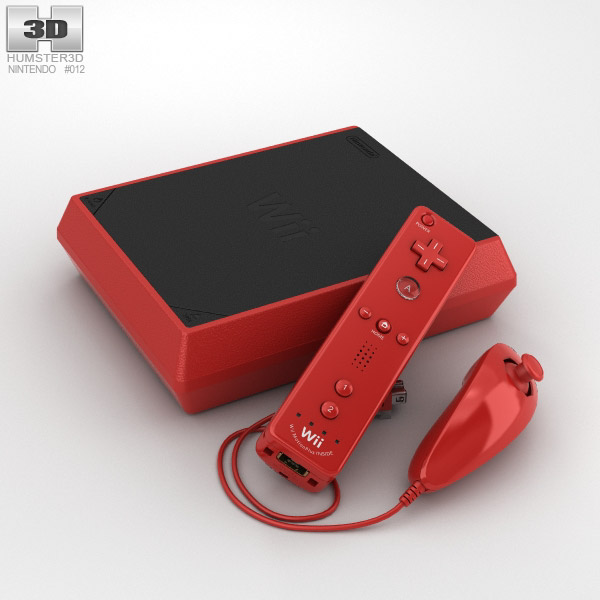 Nintendo Wii Mini 3D model - Download Game Console on 3DModels.org
