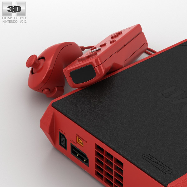 Nintendo Wii Mini 3D model - Download Game Console on 3DModels.org