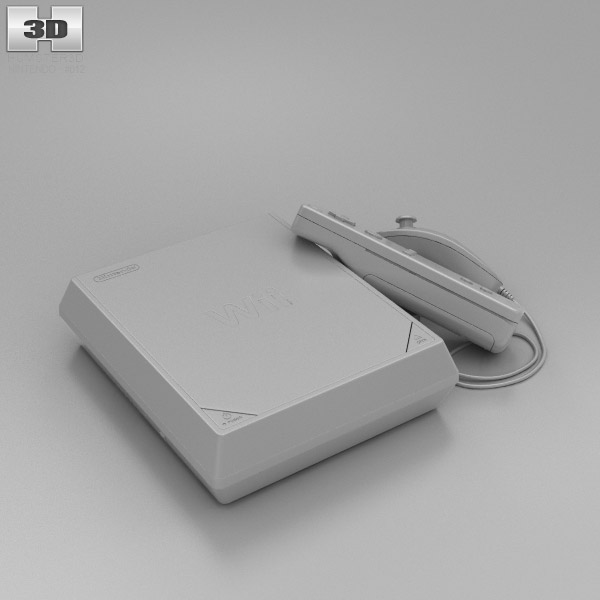 Nintendo Wii Mini 3D model - Download Game Console on 3DModels.org