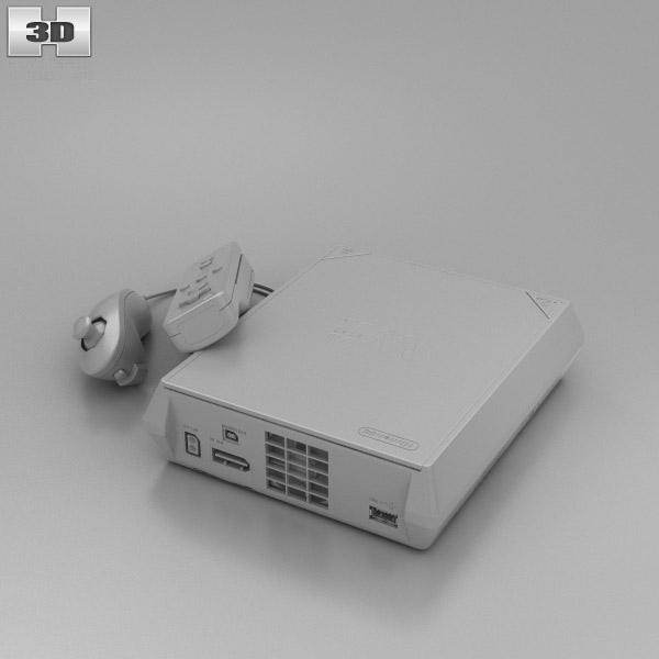 Nintendo Wii Mini 3D model - Download Game Console on 3DModels.org