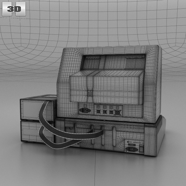 Apple II Computer 3D model - Download Desktop Computer on 3DModels.org
