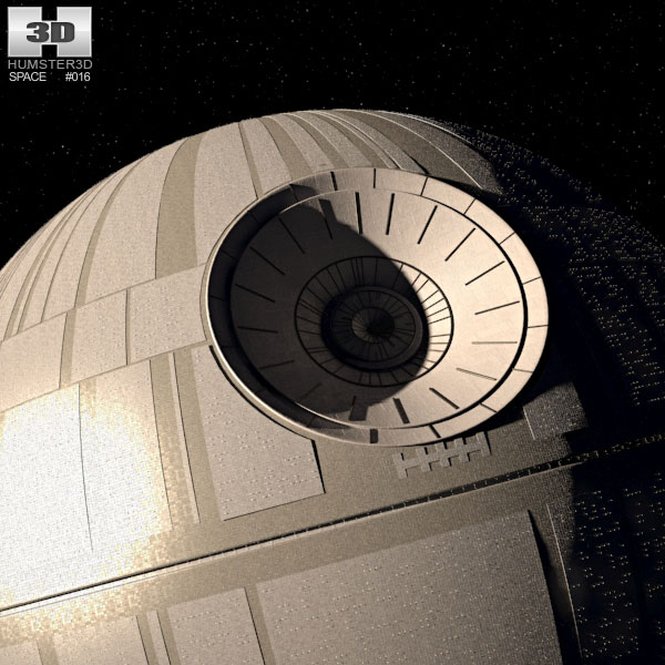 Death Star 3D model - Download Spaceship on 3DModels.org
