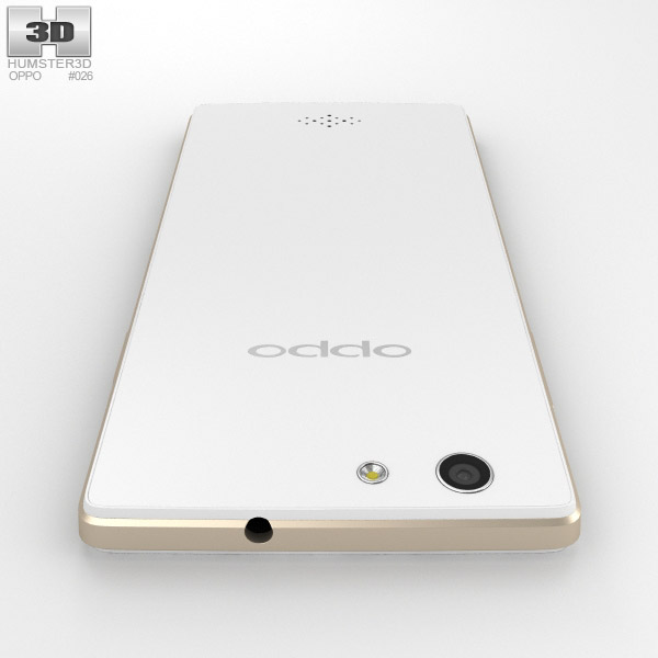 Oppo Neo 5 White 3D model - Download Phones on 3DModels.org