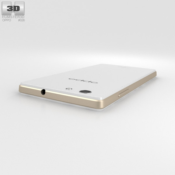 Oppo Neo 5 White 3D model - Download Phones on 3DModels.org