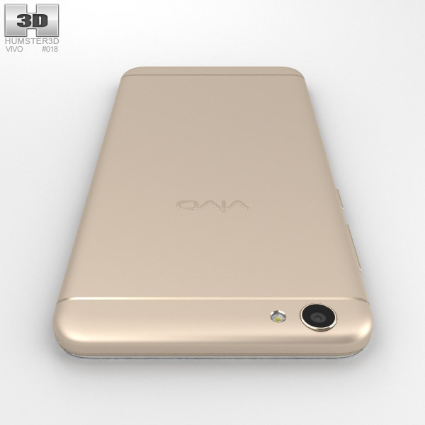 Vivo V5 Gold 3D model - Download Phones on 3DModels.org
