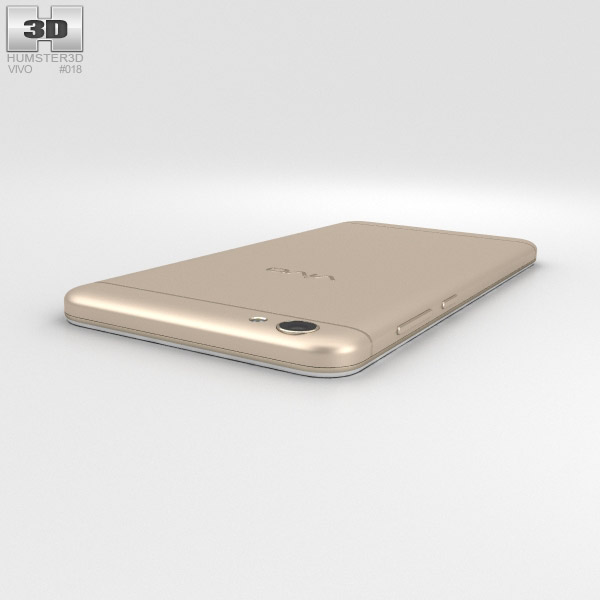 Vivo V5 Gold 3D model - Download Phones on 3DModels.org