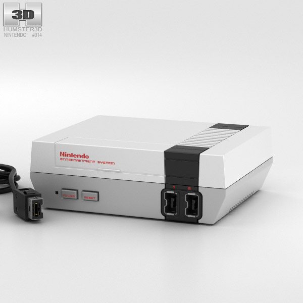 Nintendo Nes Classic Edition 3D model - Download Game Console on ...