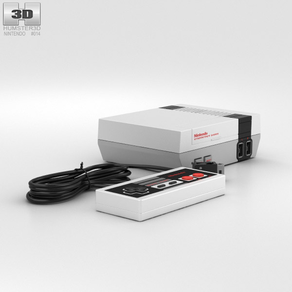 Nintendo Nes Classic Edition 3D model - Download Game Console on ...