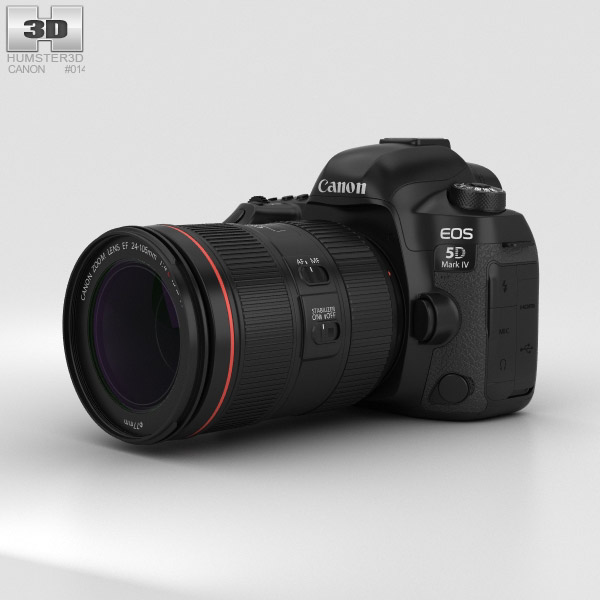 Canon EOS 5D Mark IV 3D model - Download Photo camera on 3DModels.org