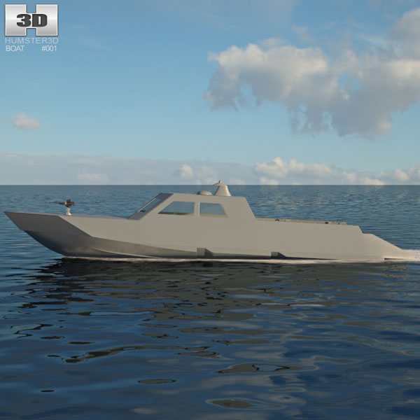 Combatant Craft Medium Mk1 3D model - Download Warship on 3DModels.org