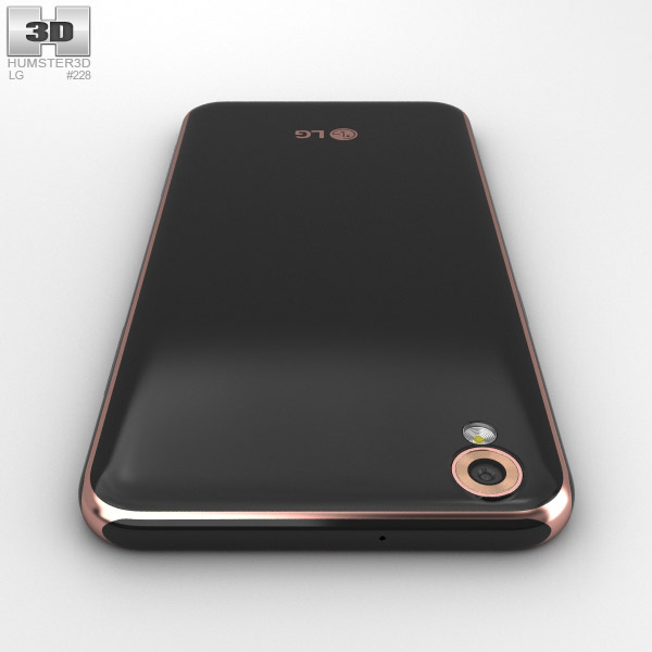 LG U Black 3D model - Download Phones on 3DModels.org