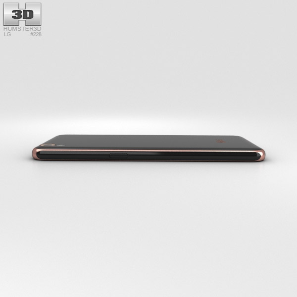 LG U Black 3D model - Download Phones on 3DModels.org
