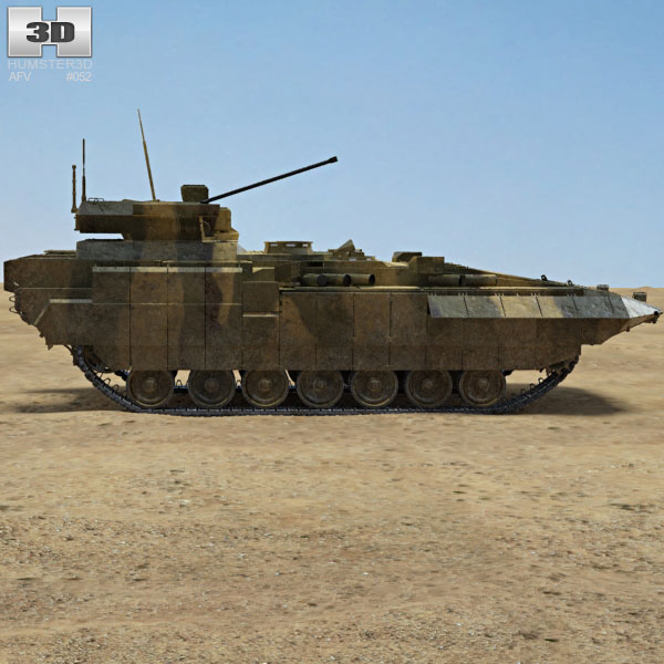 T-15 Armata 3D model - Download Fighting Vehicle on 3DModels.org