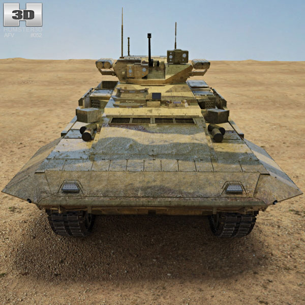T-15 Armata 3D model - Download Fighting Vehicle on 3DModels.org