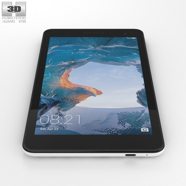 Huawei MediaPad T2 7.0 Silver 3D model - Download Tablet on 3DModels.org
