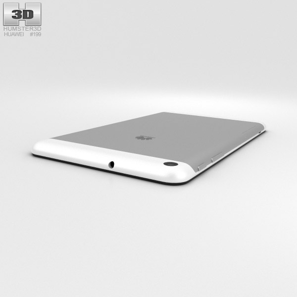 Huawei MediaPad T2 7.0 Silver 3D model - Download Tablet on 3DModels.org