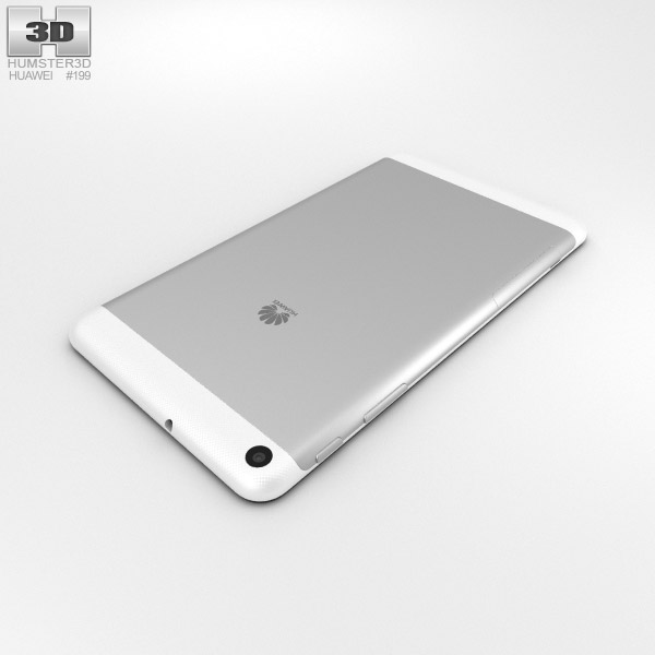 Huawei MediaPad T2 7.0 Silver 3D model - Download Tablet on 3DModels.org