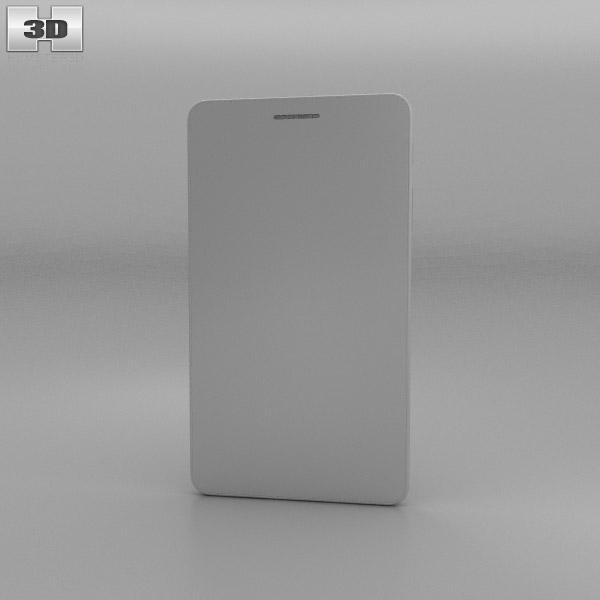 Huawei MediaPad T2 7.0 Silver 3D model - Download Tablet on 3DModels.org