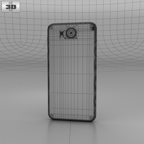 Sharp Aquos U SHV35 Blue 3D model - Download Phones on 3DModels.org