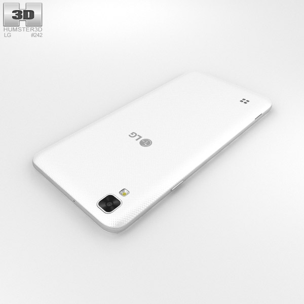 LG Tribute HD White 3D model - Download Phones on 3DModels.org