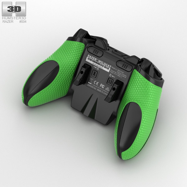 Razer Wildcat Controller 3D model - Download Game Console on 3DModels.org