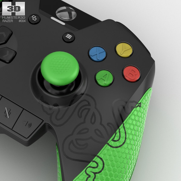 Razer Wildcat Controller 3D model - Download Game Console on 3DModels.org