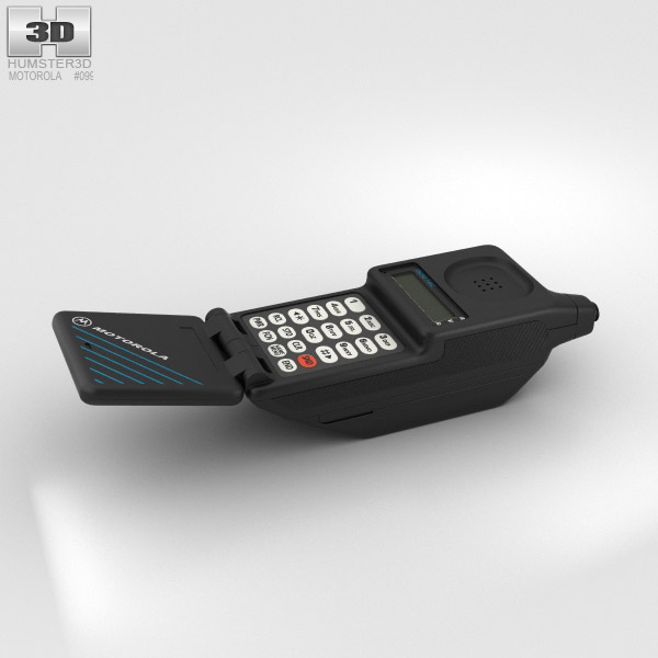 Motorola MicroTAC 9800X 3D model - Download Phones on 3DModels.org