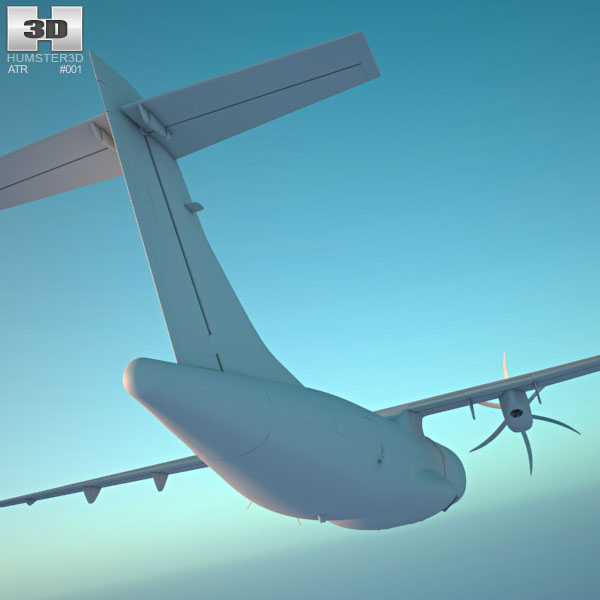 ATR 72 3D model - Download Airliner on 3DModels.org