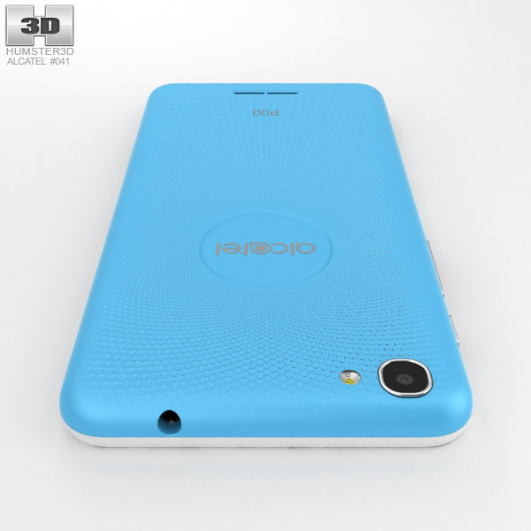Alcatel Pixi 4 Plus Power Blue 3D model - Download Phones on 3DModels.org