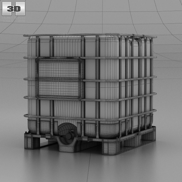 IBC Container 3D model - Download Tools on 3DModels.org