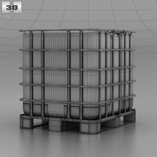 IBC Container 3D model - Download Tools on 3DModels.org