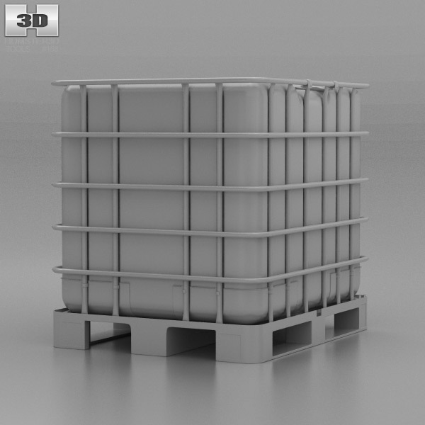 IBC Container 3D model - Download Tools on 3DModels.org