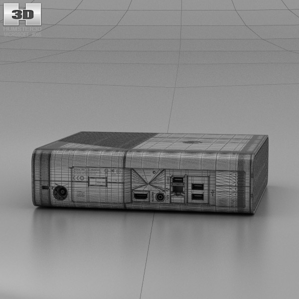 Microsoft Xbox 360 E 3D model - Download Game Console on 3DModels.org