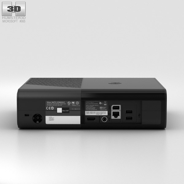 Microsoft Xbox 360 E 3D model - Download Game Console on 3DModels.org