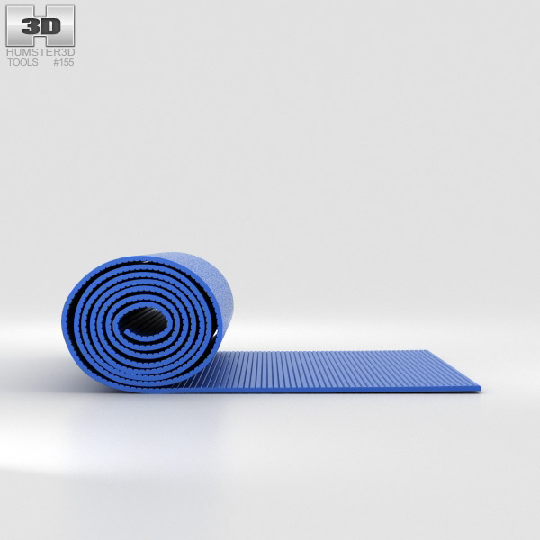Yoga Mat 3D model - Download Sports Equipment on 3DModels.org