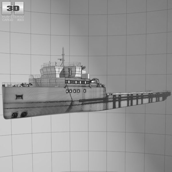 VARD 9 21 Module Carrier Vessel 3D model - Download Cargo ship on ...