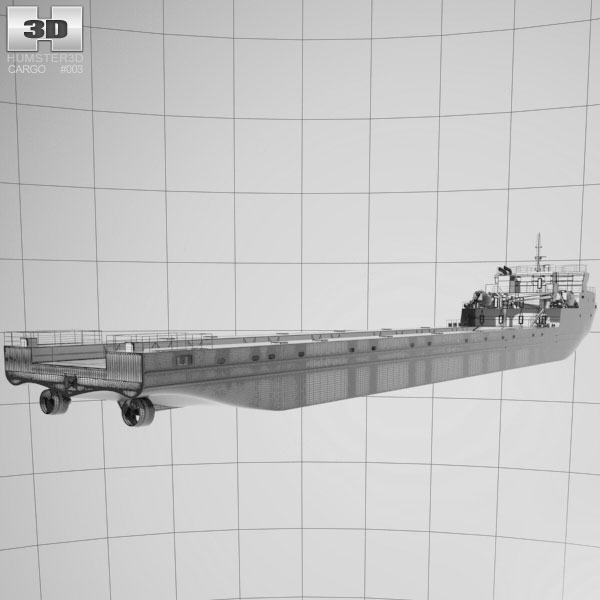 VARD 9 21 Module Carrier Vessel 3D model - Download Cargo ship on ...