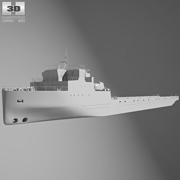 VARD 9 21 Module Carrier Vessel 3D model - Download Cargo ship on ...