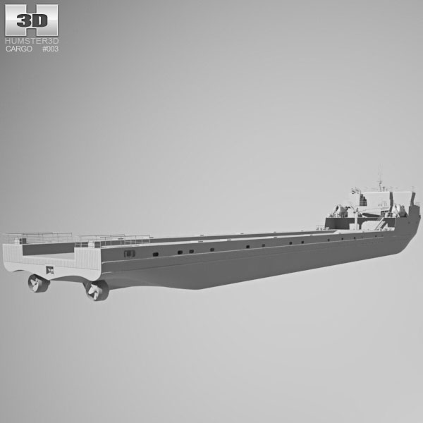 VARD 9 21 Module Carrier Vessel 3D model - Download Cargo ship on ...