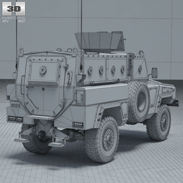 RG-31 Nyala 3D model - Download Fighting Vehicle on 3DModels.org