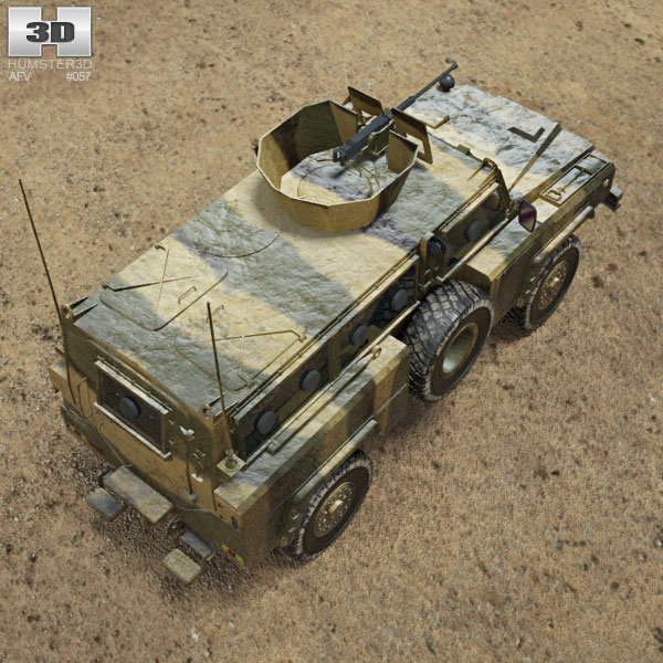 RG-31 Nyala 3D model - Download Fighting Vehicle on 3DModels.org