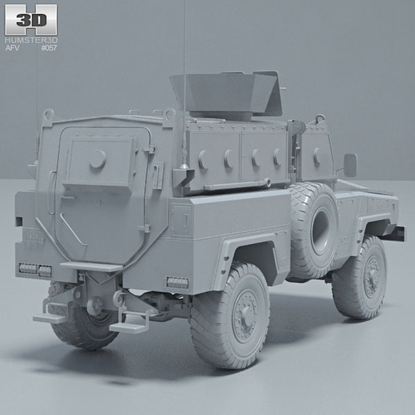 Vehículo Militar RG-31 Nyala Modelo 3D - Descargar Vehículo de combate ...