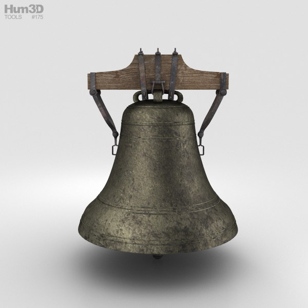 Church Bell 3D model - Download Street elements on 3DModels.org