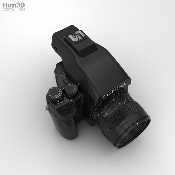Contax 645 3D model - Download Photo camera on 3DModels.org