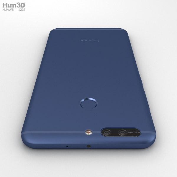 Huawei Honor 8 Pro Blue 3Dモデル - ダウンロード 携帯電話 on 3DModels.org