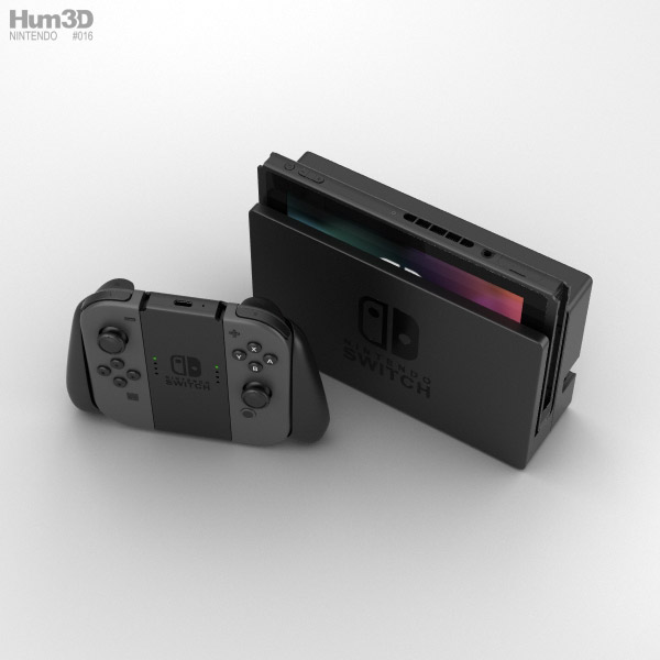 Nintendo Switch 3D model - Download Game Console on 3DModels.org