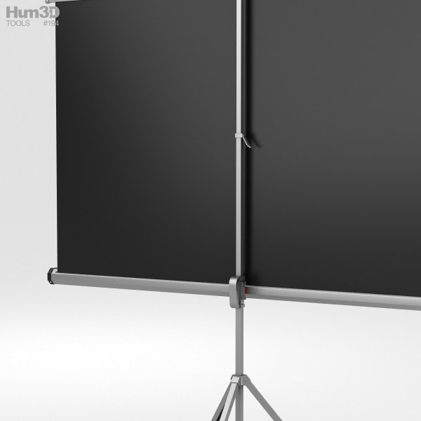 Projector Screen 3D model - Download Dynamic Price on 3DModels.org
