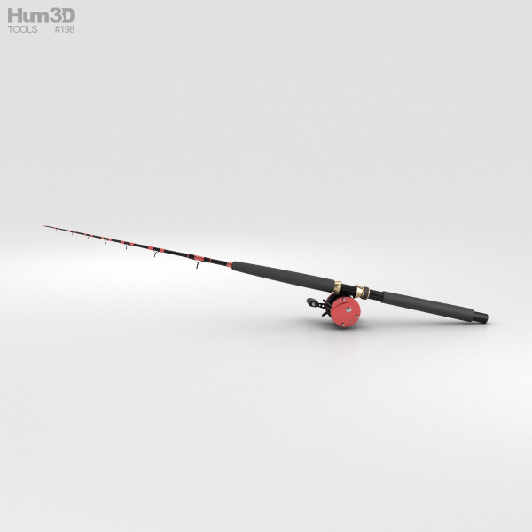 Fishing Rod 3D model - Download Hobbies on 3DModels.org