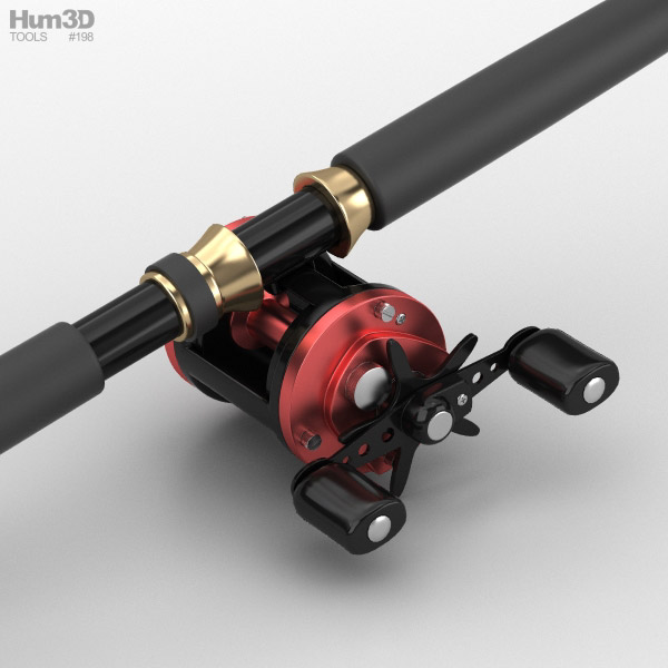 Fishing Rod 3D model - Download Hobbies on 3DModels.org