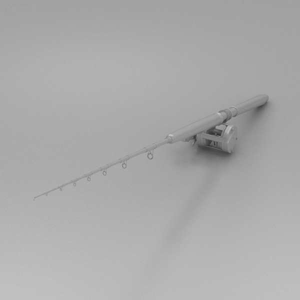 Fishing Rod 3D model - Download Hobbies on 3DModels.org